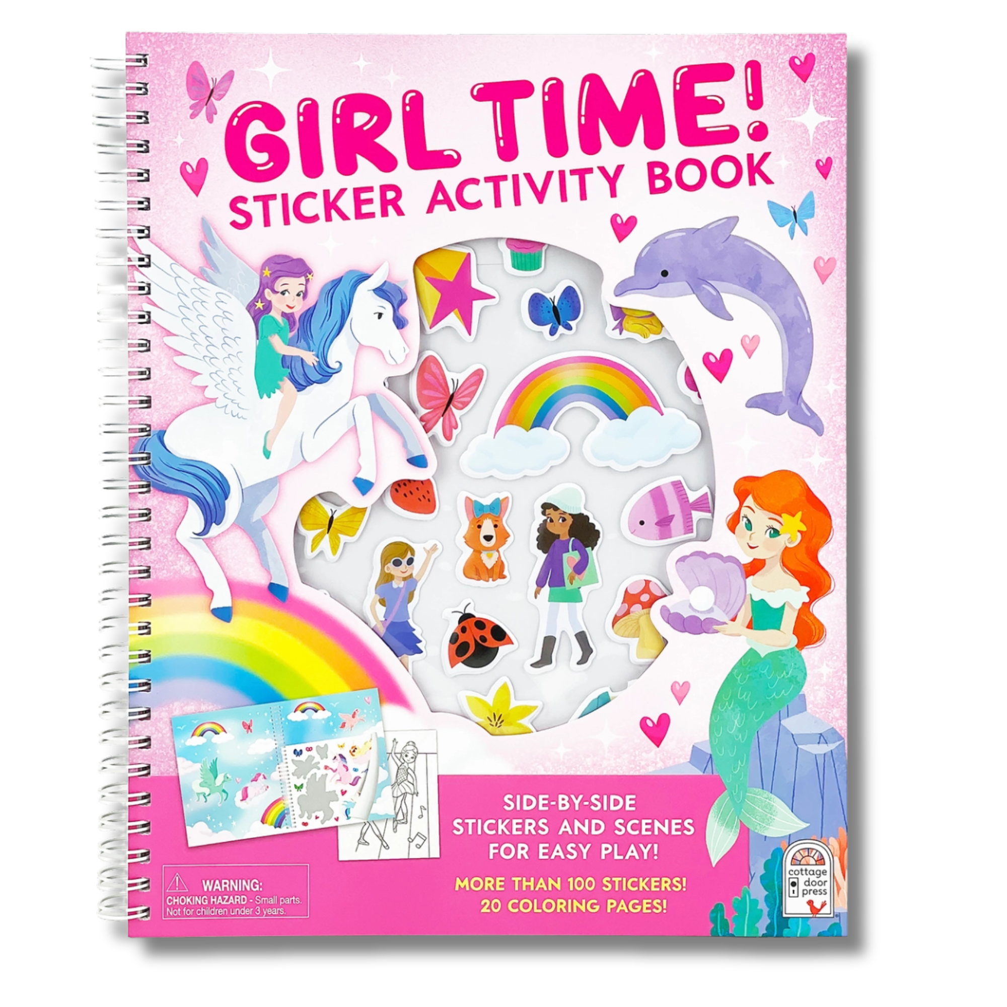 Girl Time! Sticker & Coloring Activity Book - Cottage Door Press ...