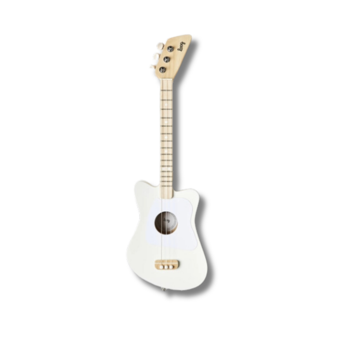 Mini Acoustic Guitar in White - Loog - Sammy+Nat store – Sammy + Nat