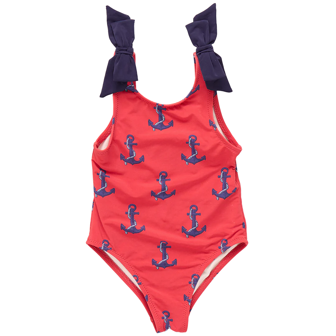 Shelly Suit - Red Nautical Anchors - Pink Chicken - Sammy+Nat store ...